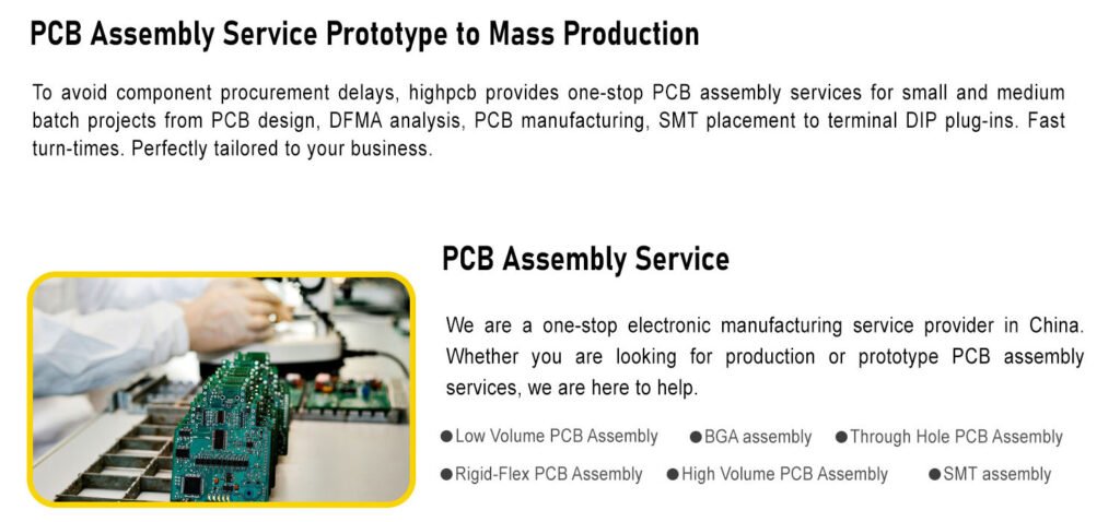 PCB assembly - HIGHPCB